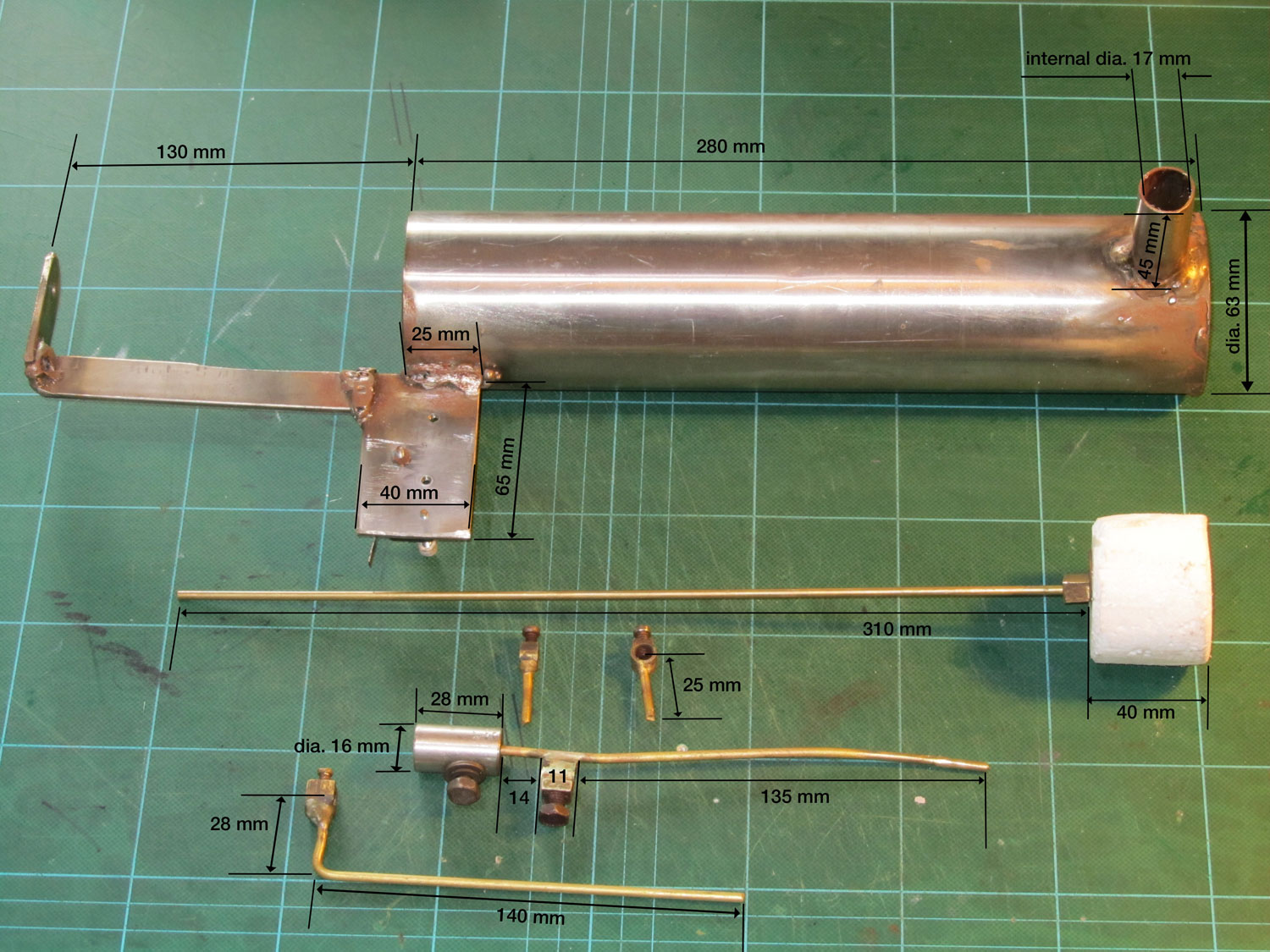 Float Mechanism Construction – BD Stirrer Control